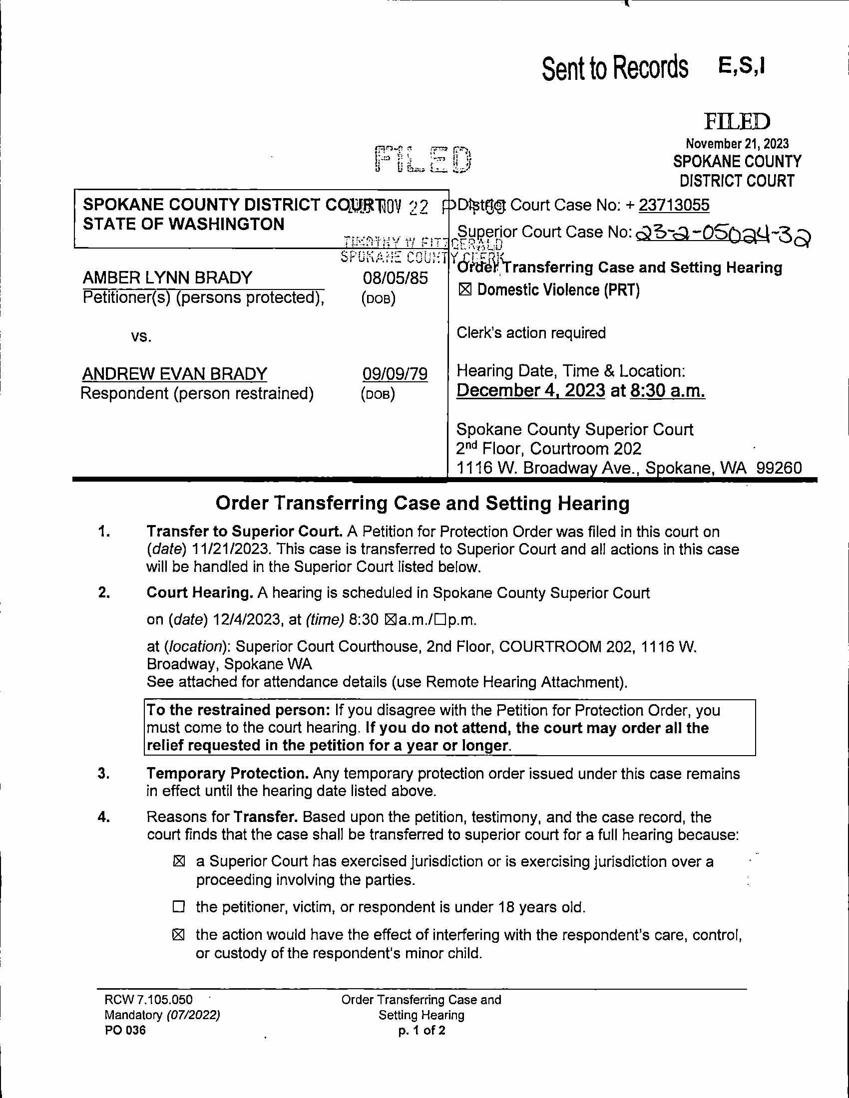 Spokane County Court Viewer
