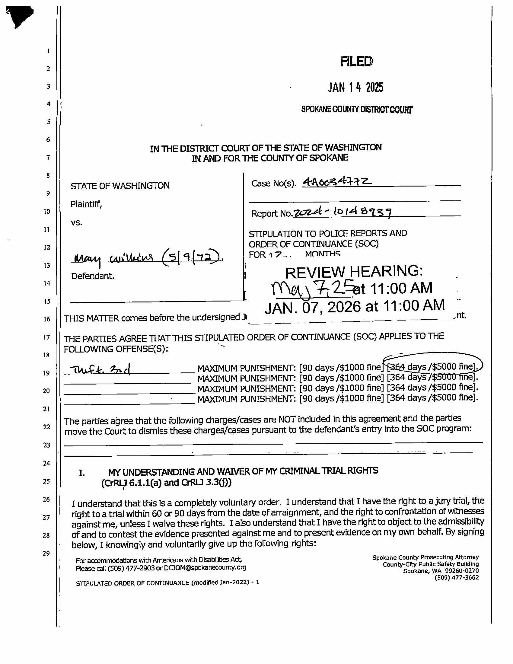 Spokane County Court Viewer