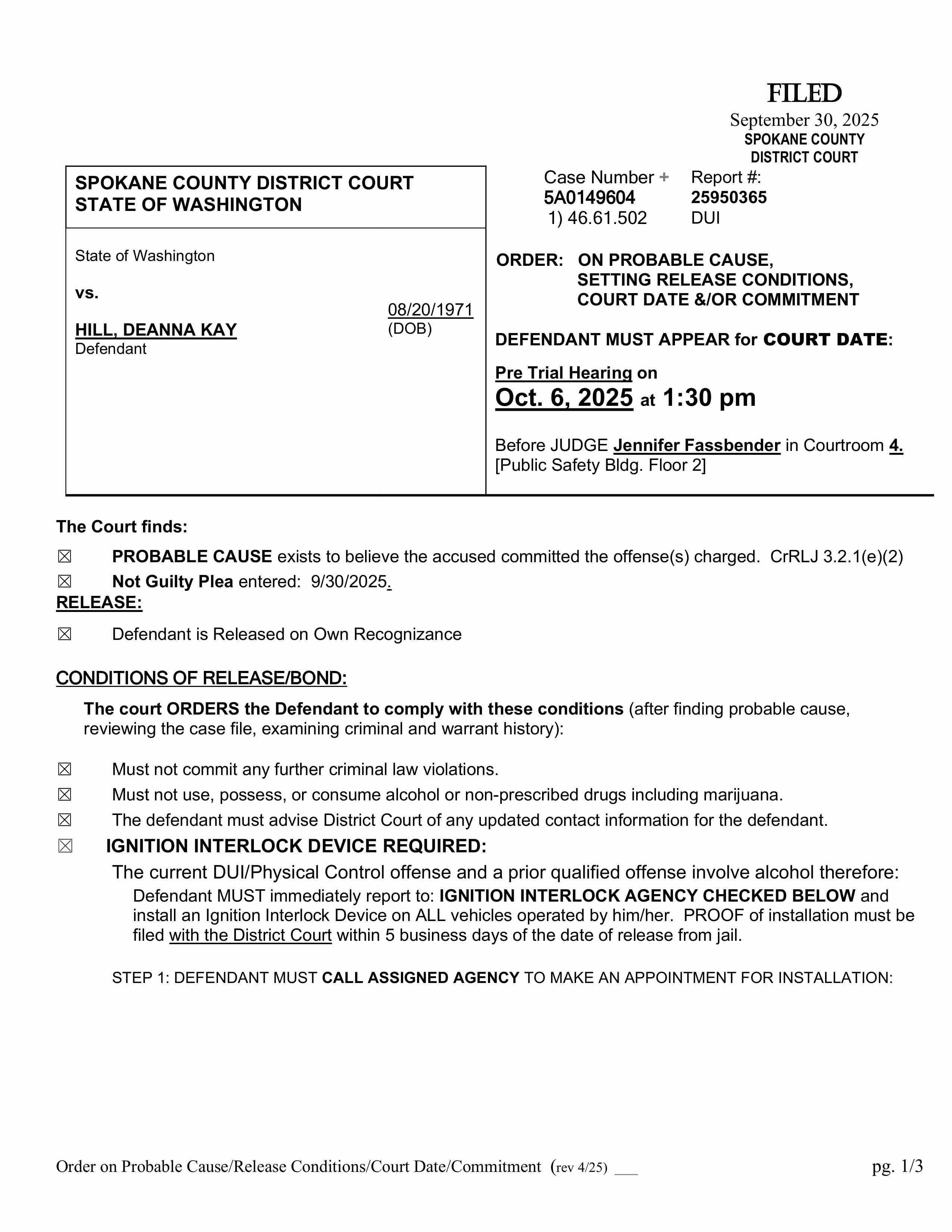 Spokane County Court Viewer