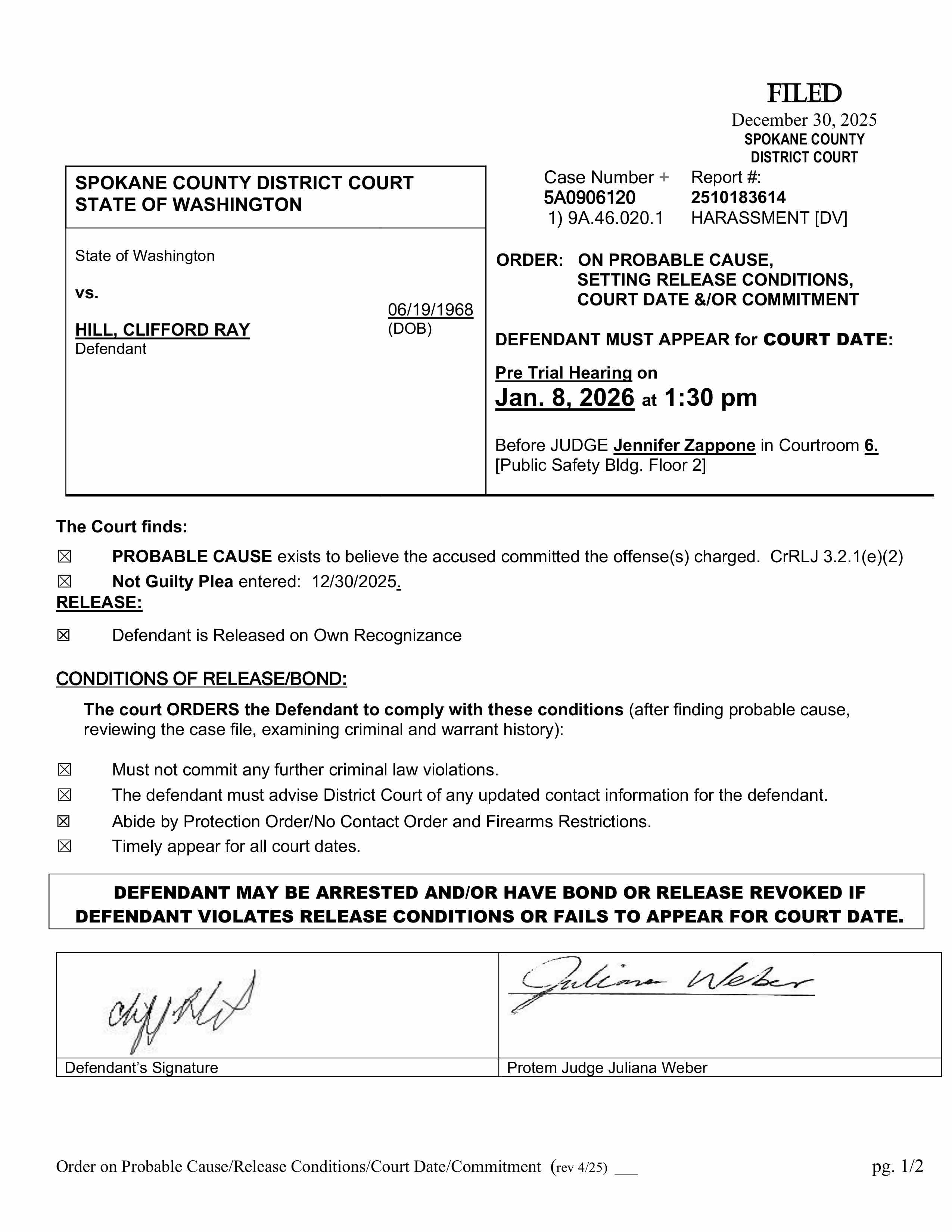 Spokane County Court Viewer