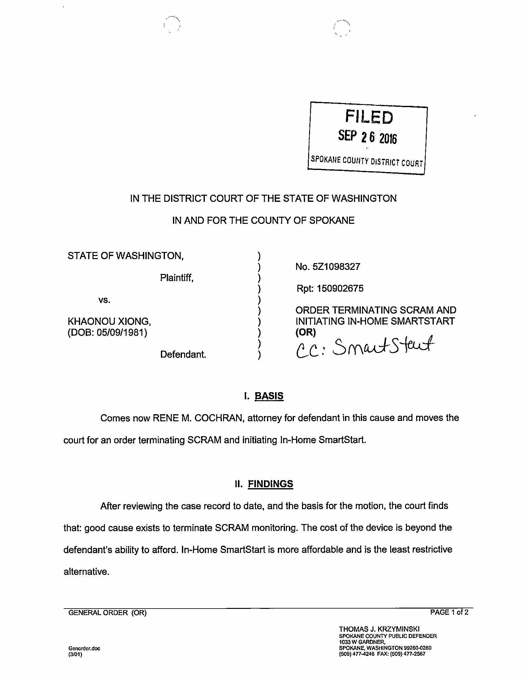 Spokane County Court Viewer