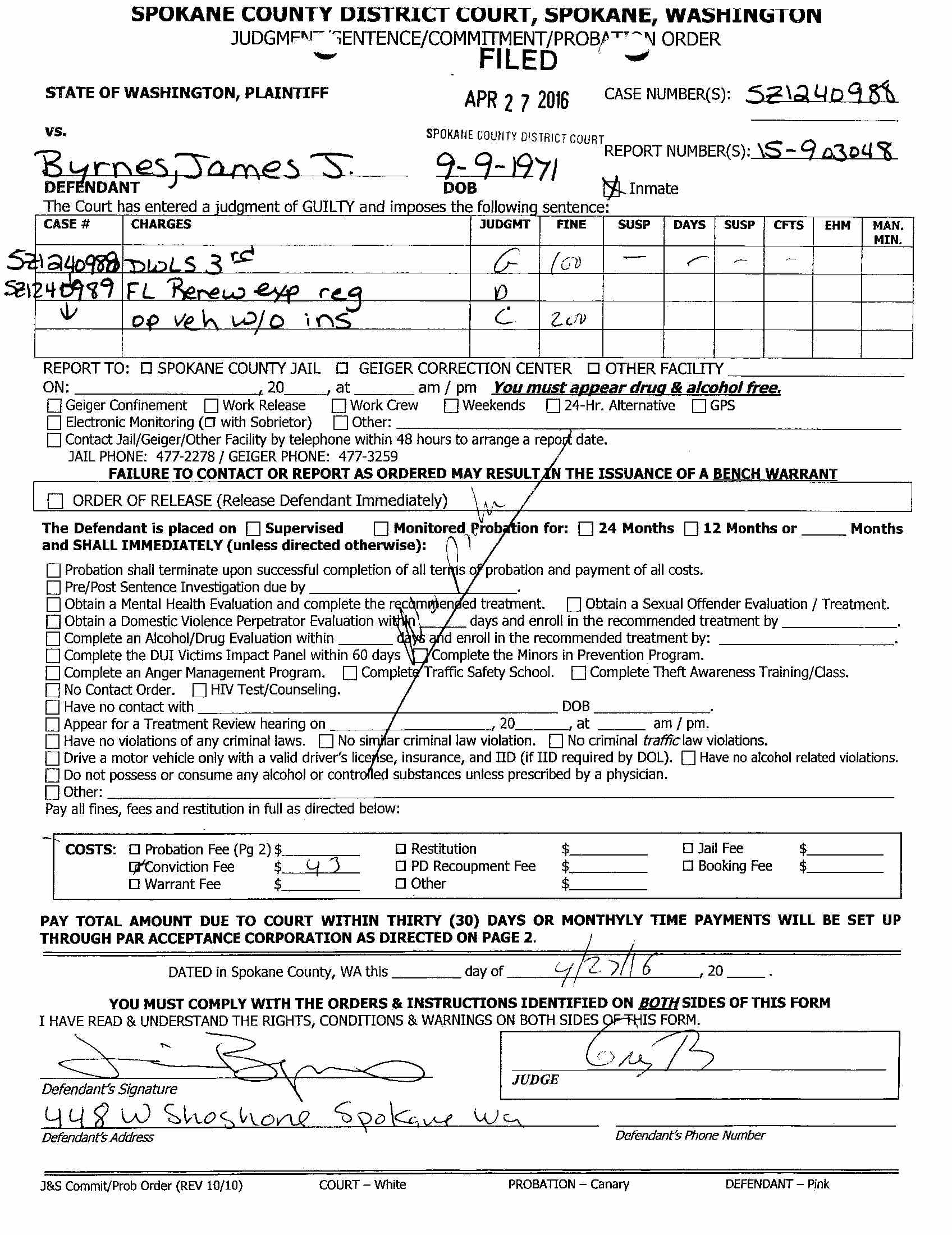 Spokane County Court Viewer